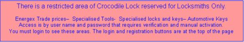 Information - CrocodileLock